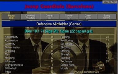 Championship Manager: Season 97/98 | play online