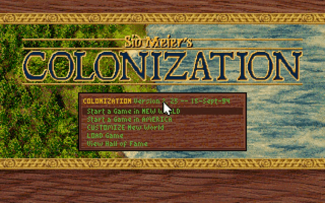 Sid Meier's Colonization | play online
