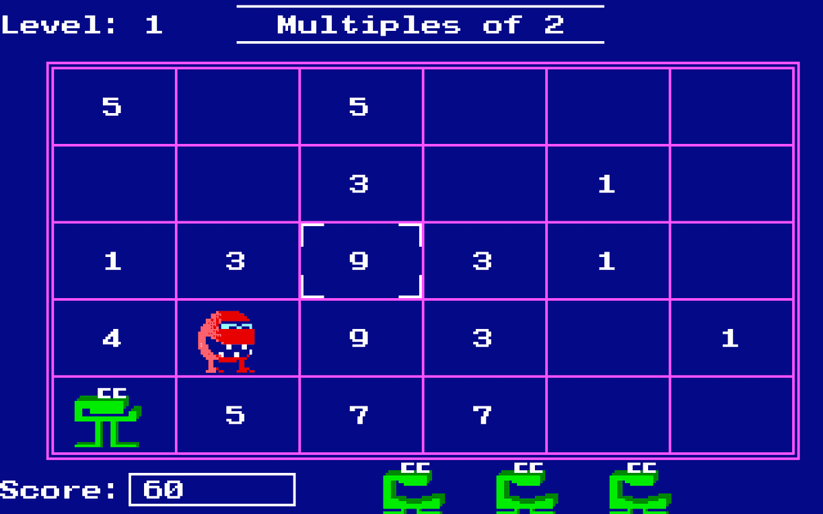 Number Munchers | play online
