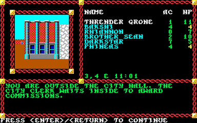 Pool of Radiance | play online