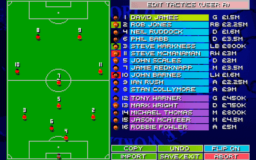 Sensible World of Soccer | play online